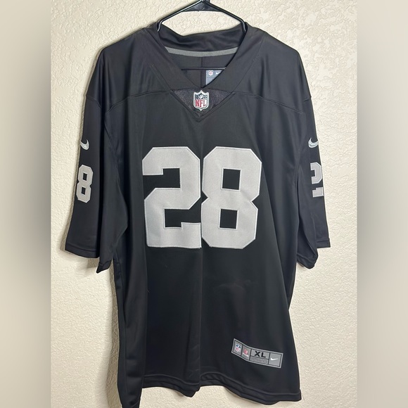 NFL | Shirts | Las Vegas Raiders 28 Joshua Jacobs Authentic From Nfl ...
